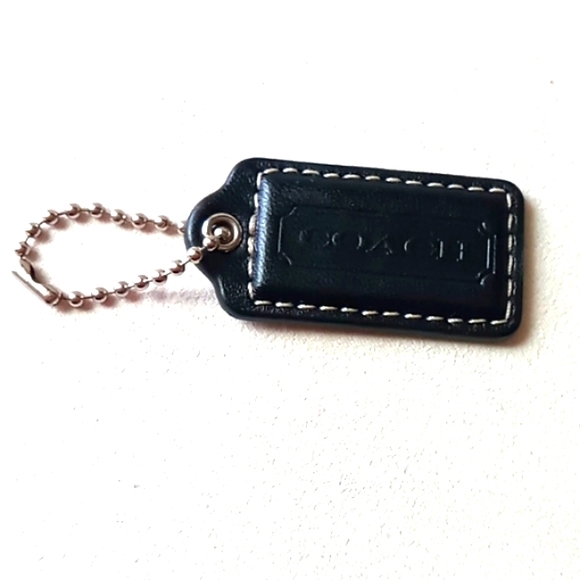 Coach | Bags | Coach Leather Purse Tag With Chain | Poshmark